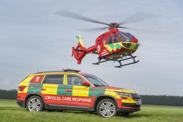 Boy knocked off bicycle in serious crash attended by air ambulance
