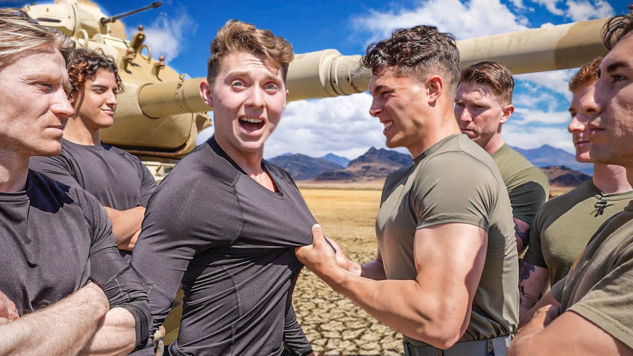 Fitness Influencers take on US Marines (Who Is Stronger?)
