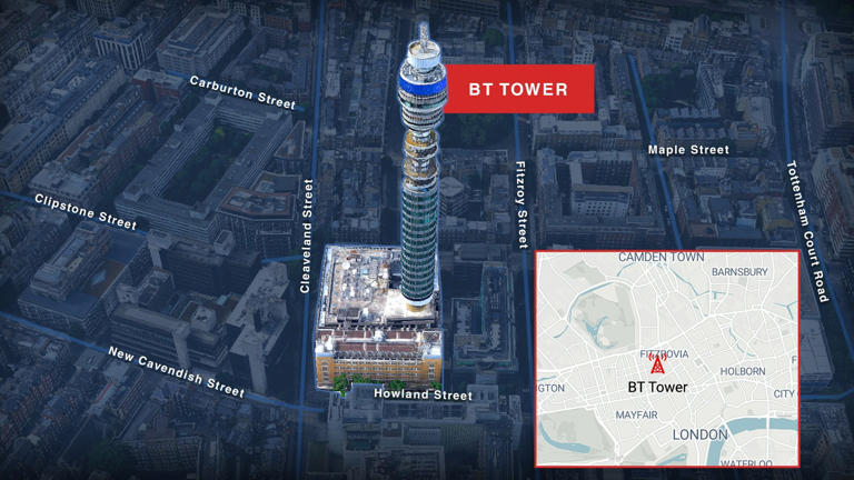 London’s BT Tower to get major transformation into a hotel after £ ...