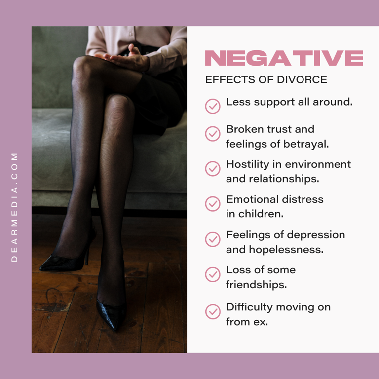 Positive And Negative Effects Of Divorce - Dear Media