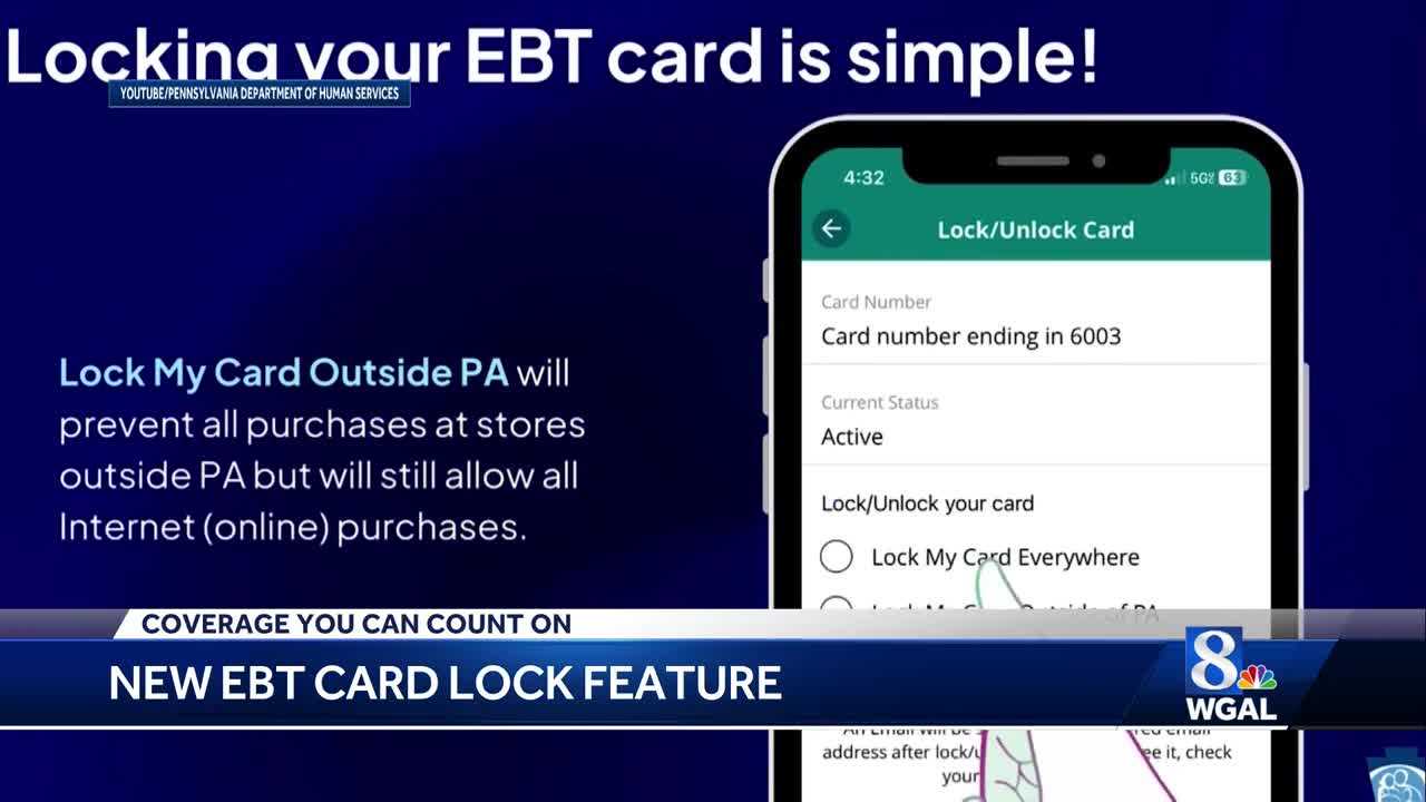 Pennsylvania introduces new EBT card feature
