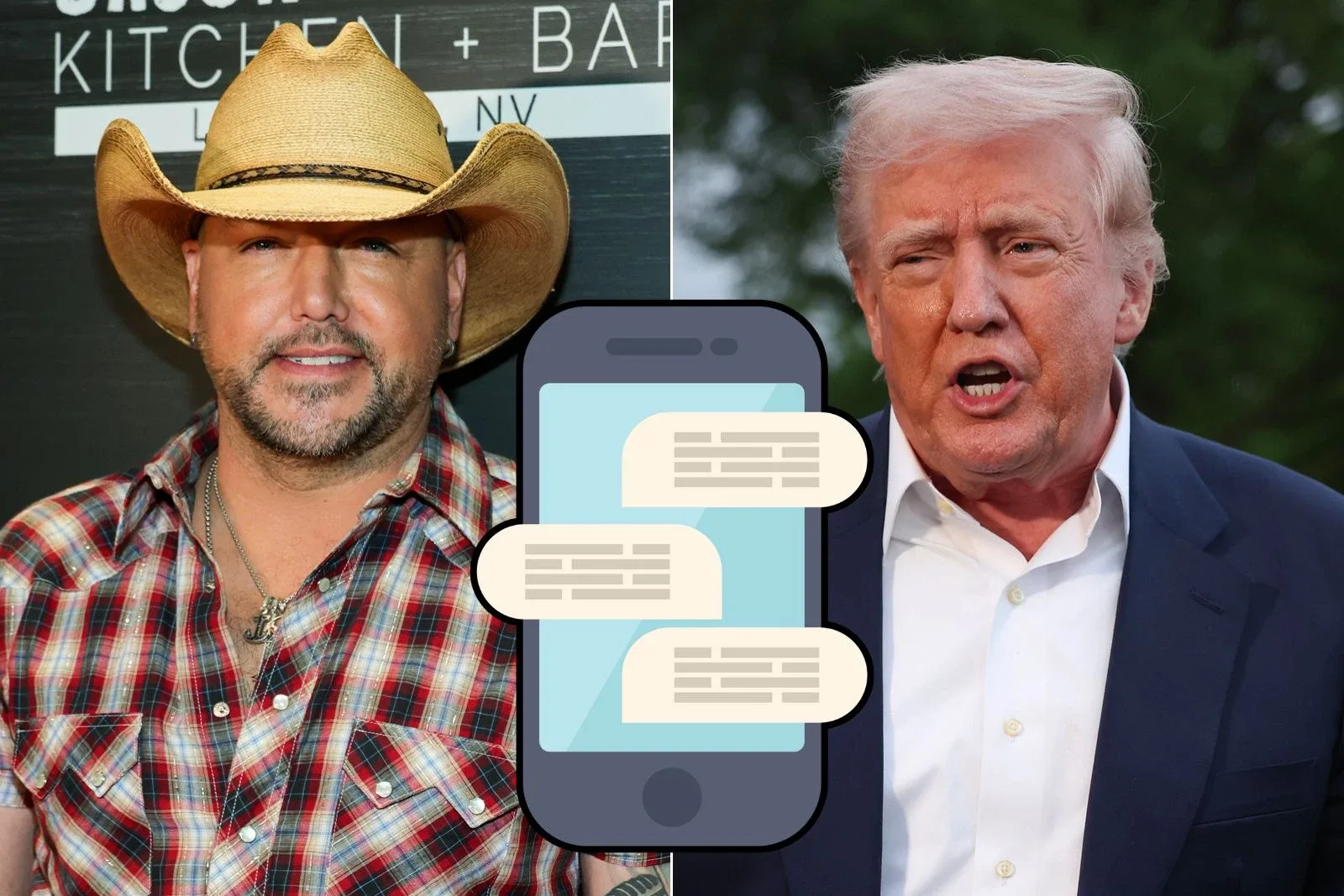 Jason Aldean Reveals What He Texts Donald Trump About