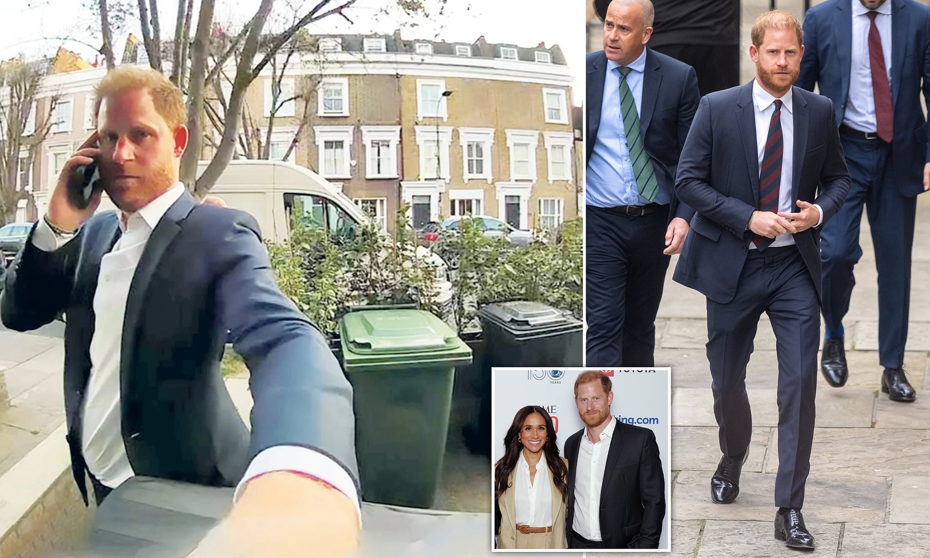 Moment blundering Prince Harry knocks on wrong door by mistake whilst visiting London friend