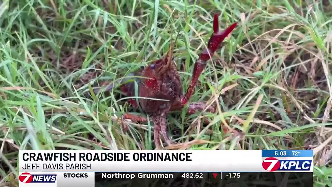 Jeff Davis Sheriff’s Office issues reminder of crawfish roadside ordinance