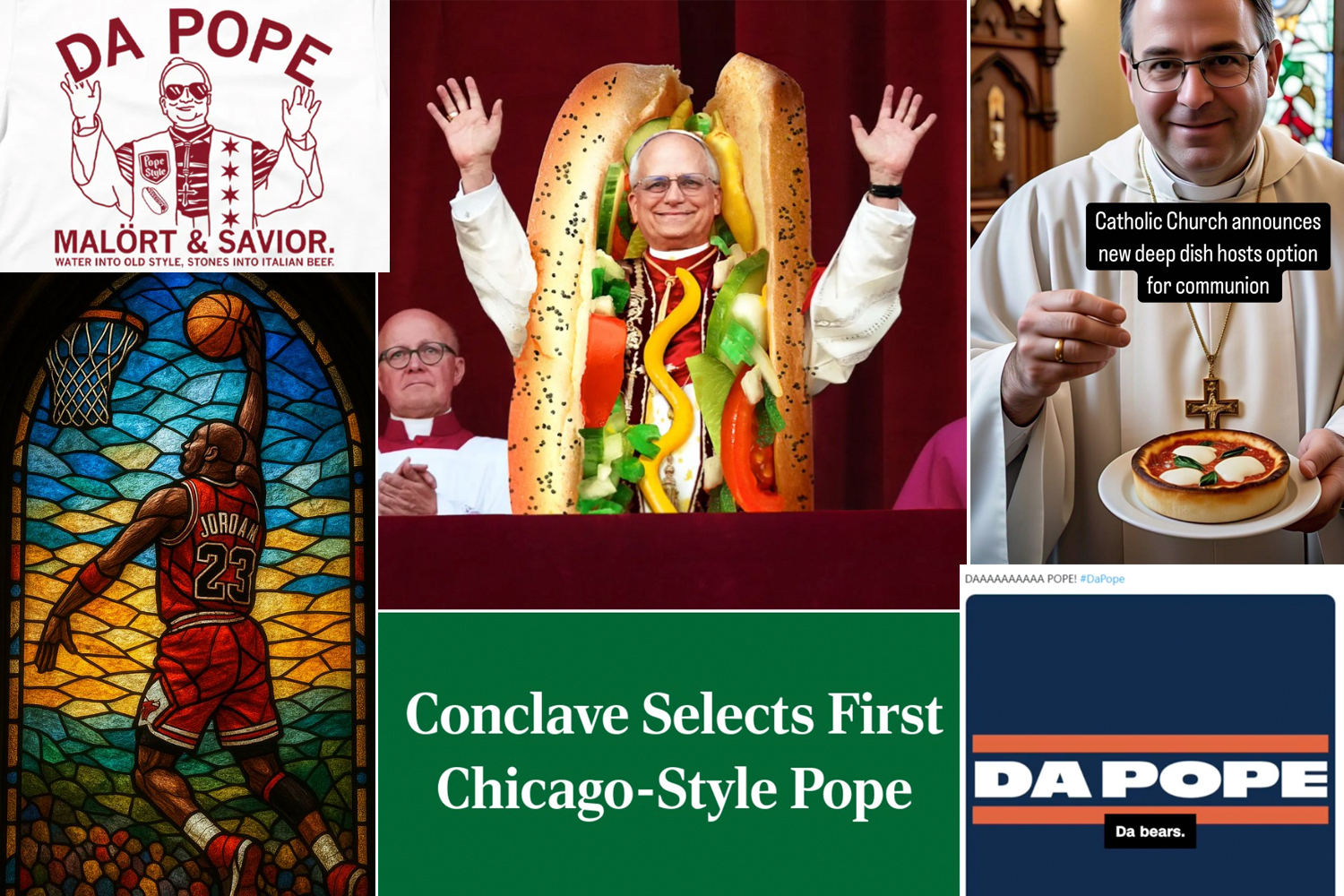 The new American pope launches 1,000 memes