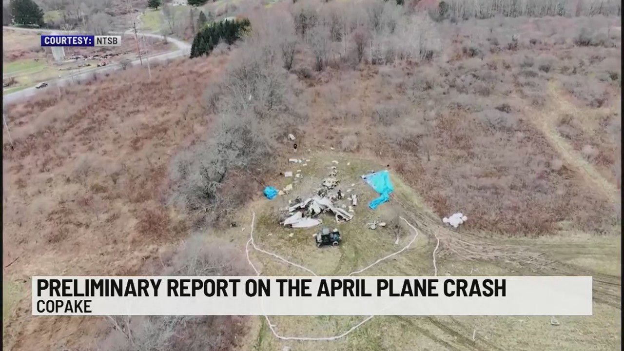 Preliminary report on April plane crash in Copake released