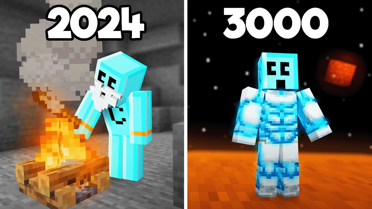Explore the Futuristic Epic World of Minecraft Year 3000