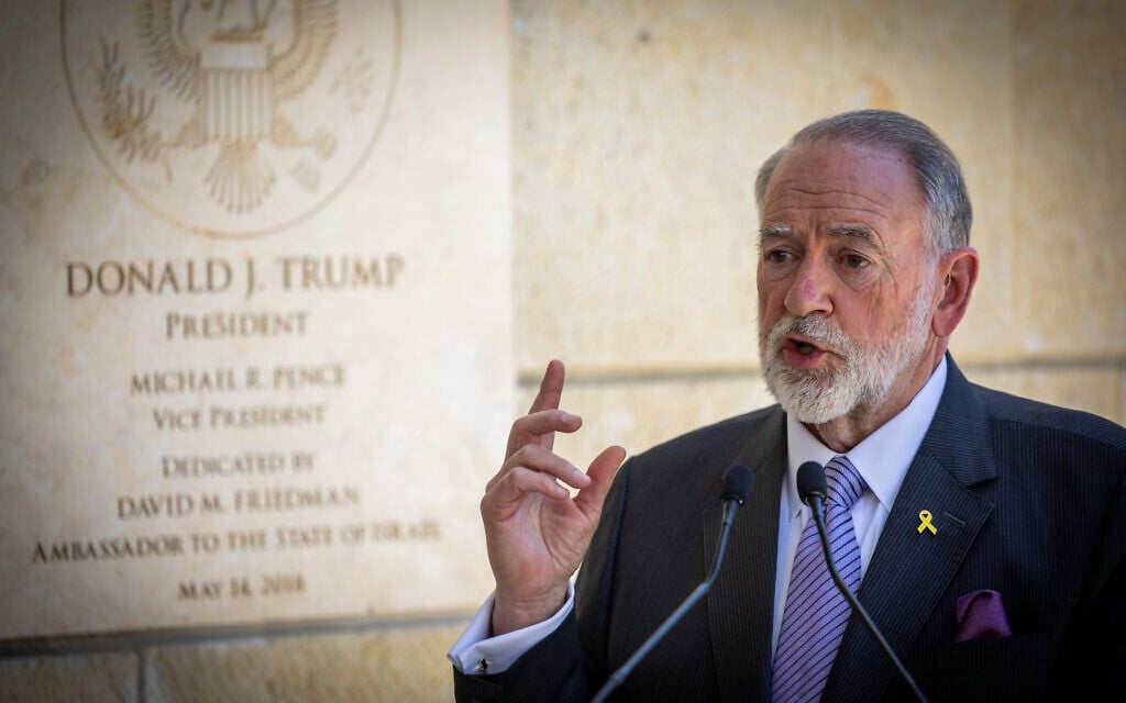 On Jerusalem Day eve, US envoy Huckabee hails city’s reunification ...