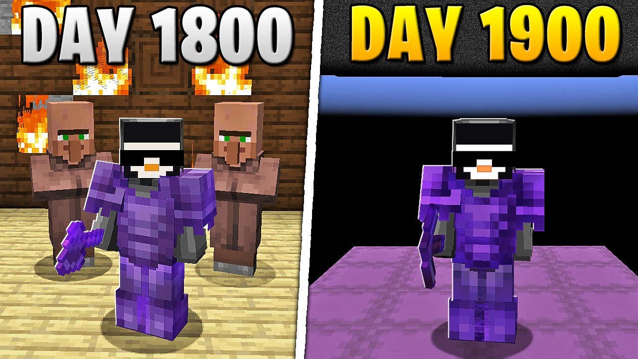Player achieves one thousand nine hundred days of hardcore survival