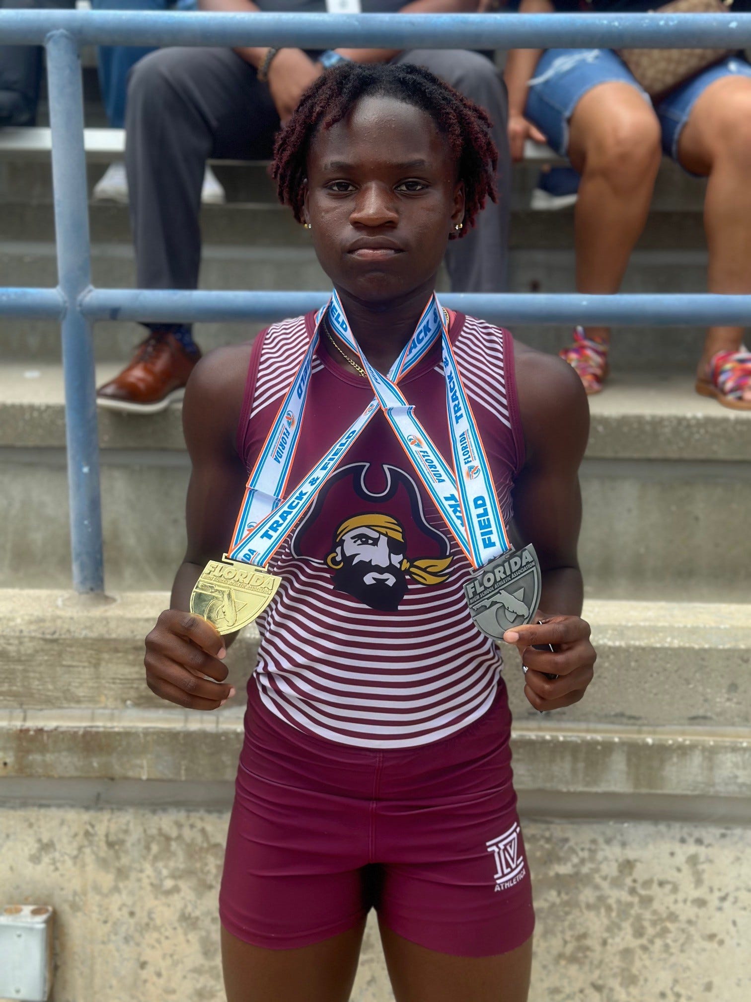 Cardinal Newman's Zamarii Sanders wins 100, 200; Glades Central's E ...
