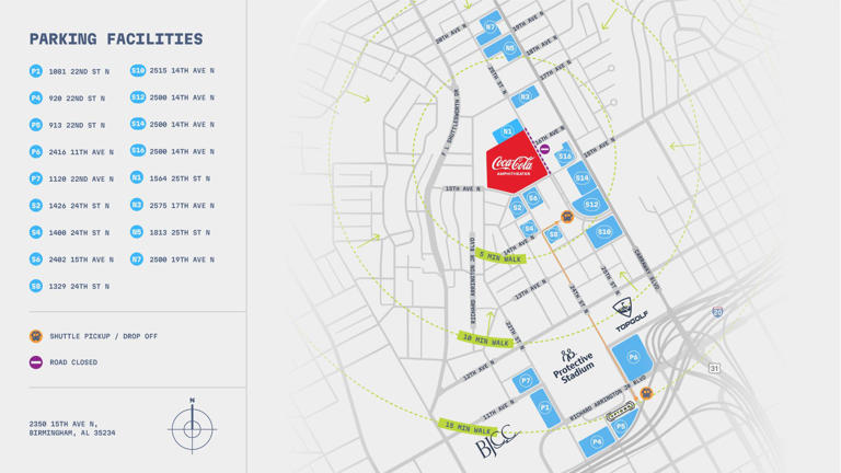 ‘It’s a stunning venue’: A look inside Birmingham’s Coca-Cola Amphitheater