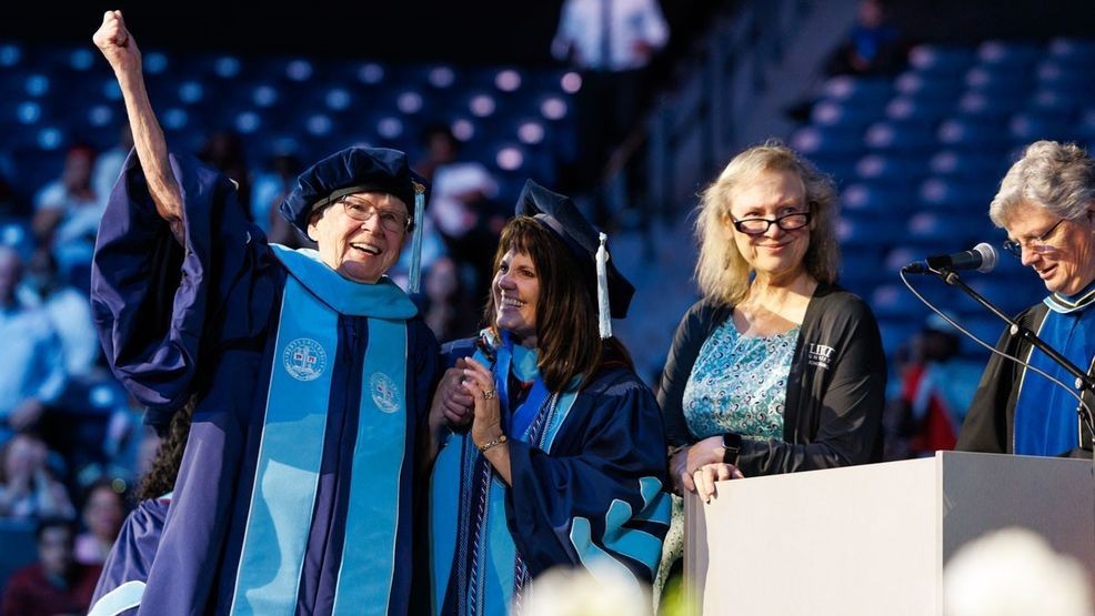 Liberty University graduate receives doctorate at 94 years young