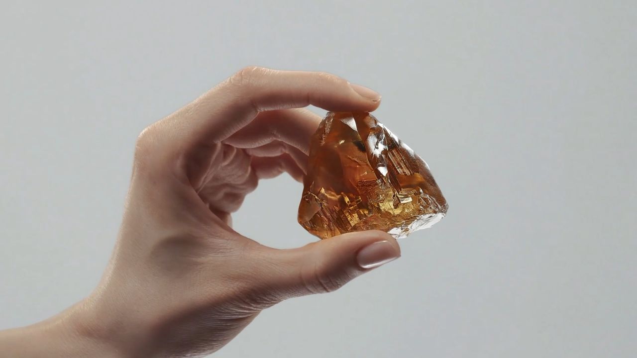 Russia unearths largest gem-quality diamond: the amber giant