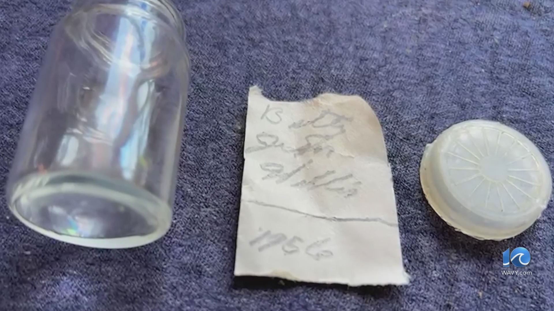 Nearly 70 years later, message in bottle found
