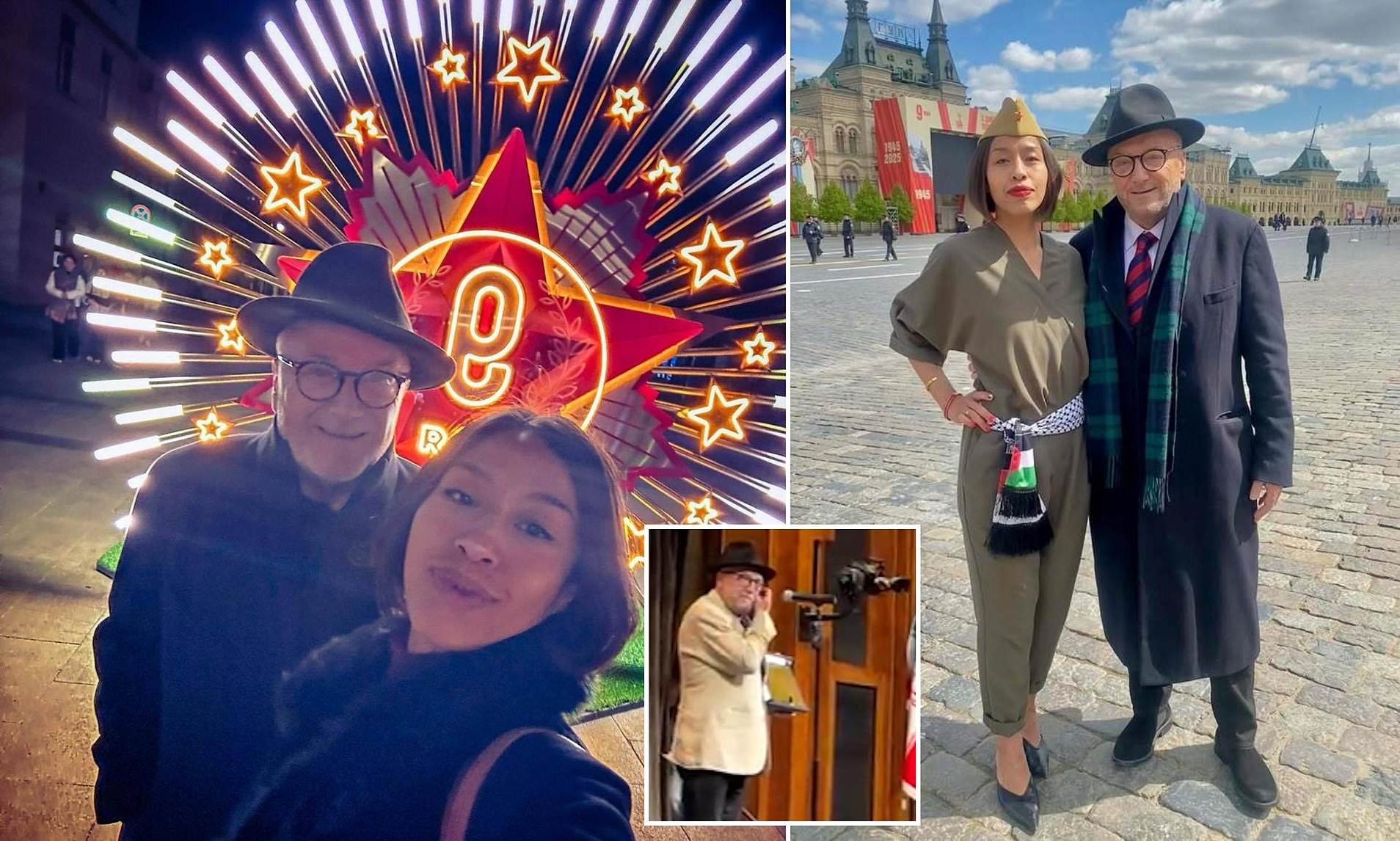 Former MP George Galloway appears in Moscow for Putin's Victory Day ...