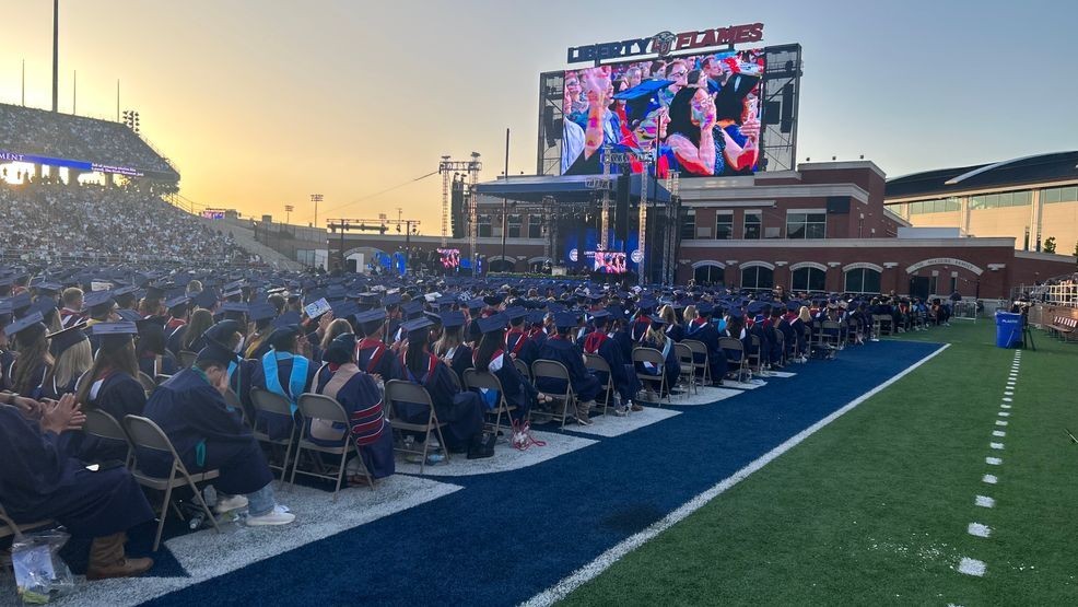 Liberty University holds 2025 Commencement ceremony with Youngkin ...