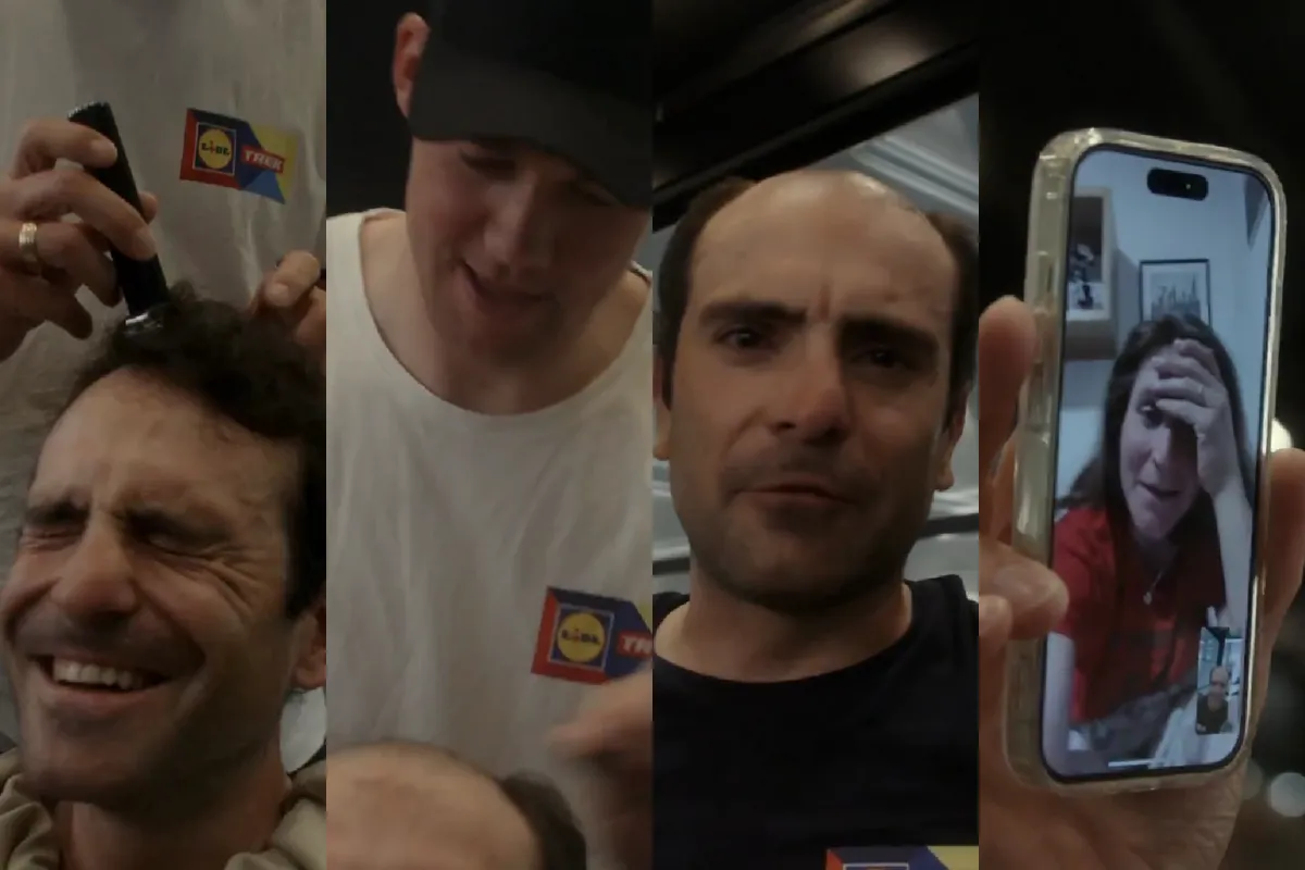 🎥 Lost a bet! Pedersen shaves teammate’s head bald while Longo Borghini ...