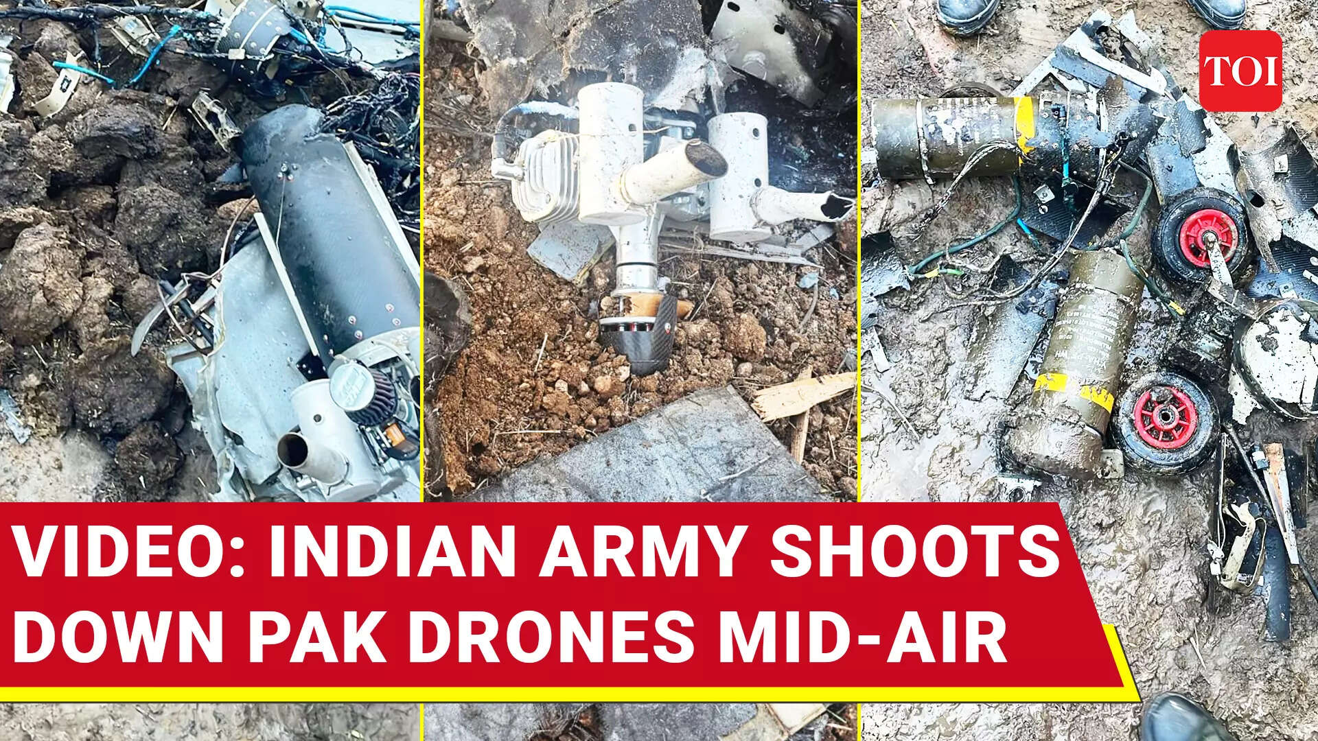 "Multiple Pak Drones Over Amritsar" Army Destroys Several Pak ...