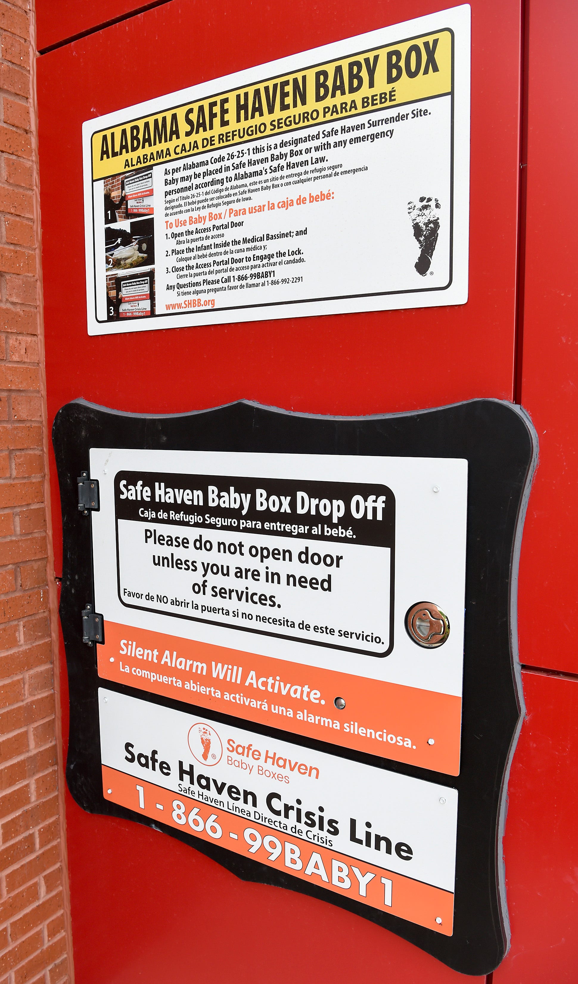 'Hours old' baby surrendered at Montgomery Safe Haven Baby Box