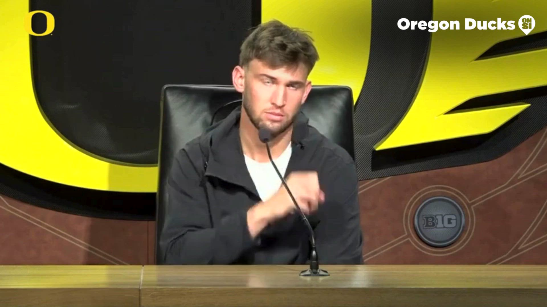 Oregon Ducks Quarterback Austin Novosad Discusses Spring Game Performance