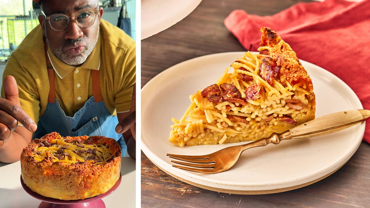 How to Make Chef Roscoe's Carbonara “Quiche”