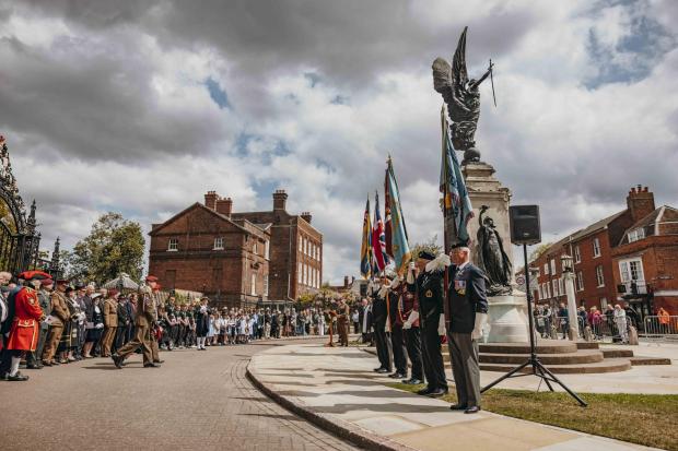 In Pictures: Colchester's 'incredible' VE Day memorial service