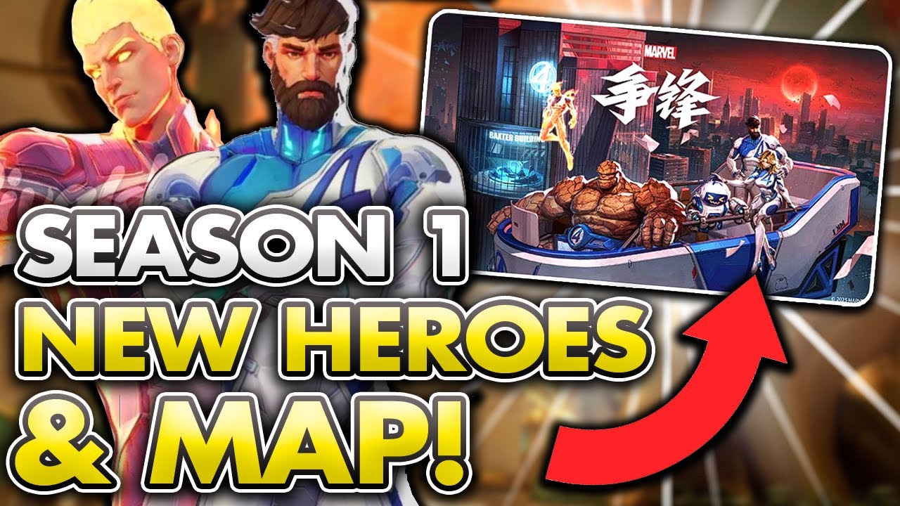 Marvel Rivals First Season 1 News Fantastic 4 and Maps