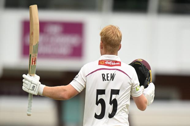 Somerset cricketer James Rew has been busy lately