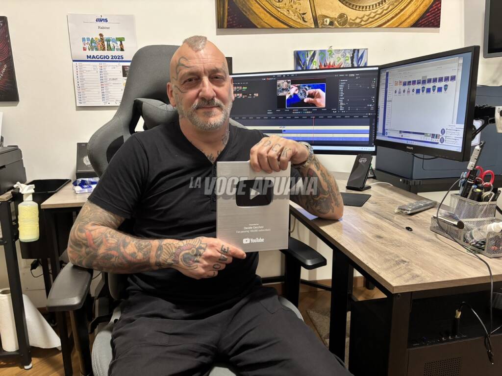«Lascio la Sanac per fare lo youtuber». Il successo di Davide Cecchini e i suoi 100mila iscritti