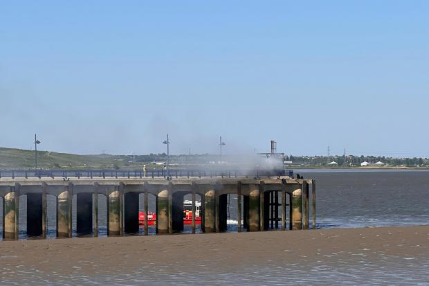 Erith Pier arson suspect released on bail after arrest
