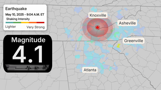 Earthquake Strikes East Tennessee, With Shaking Felt From Atlanta To ...