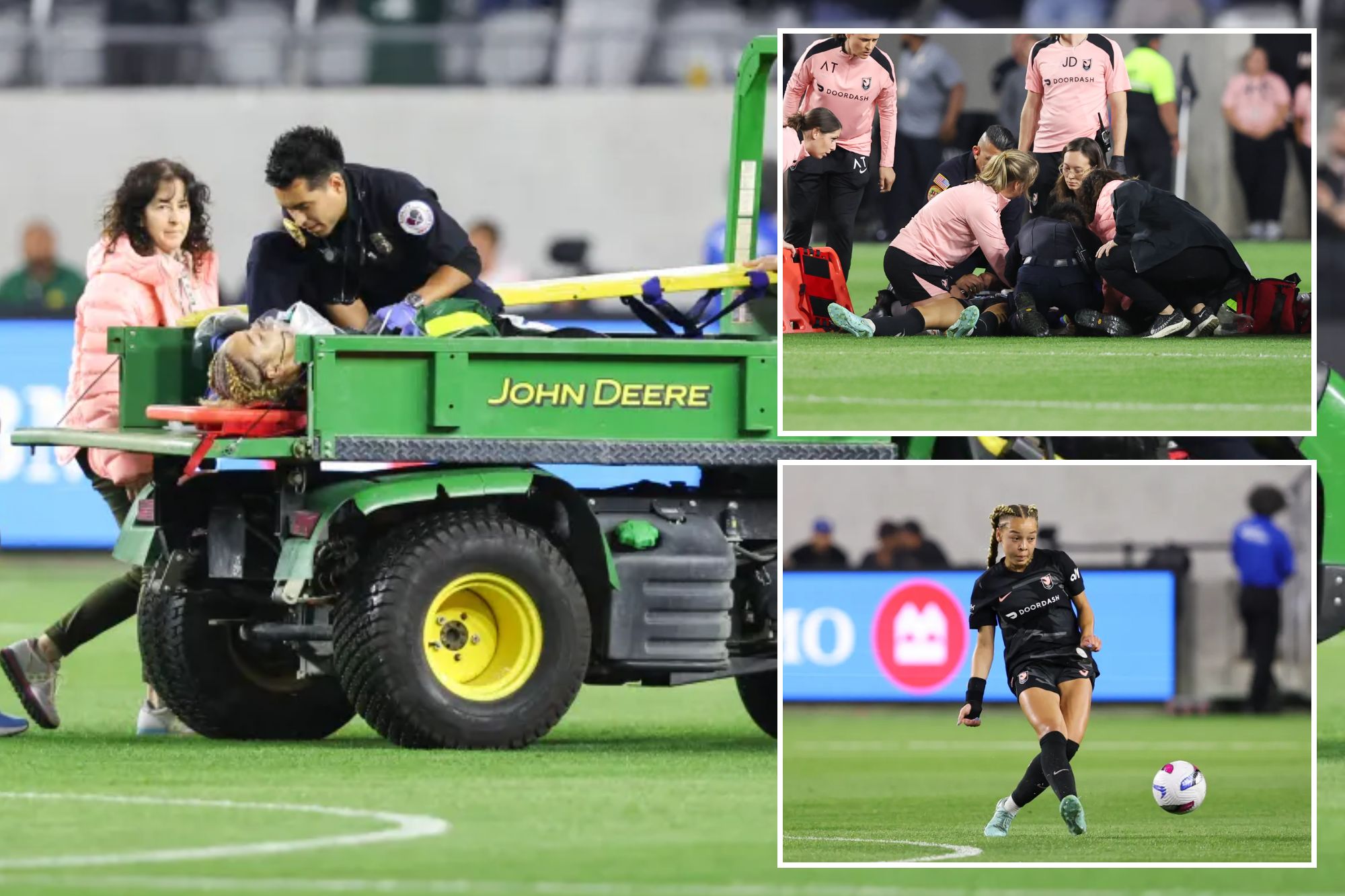 NWSL star Savy King stretchered off field after ‘medical event’ in ...