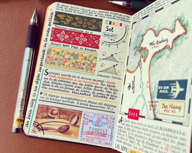 Making Travel Diaries into an Art Form