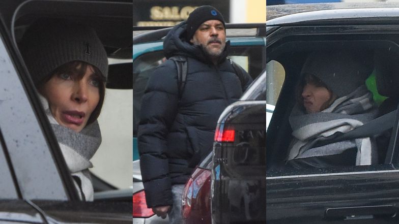 Agnieszka Dygant i Patrick Yoka "przyłapani" na mieście. Humory chyba ...