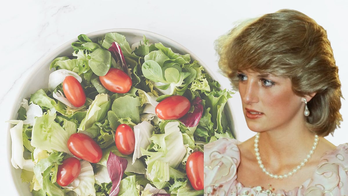 What did Princess Diana eat in a day?