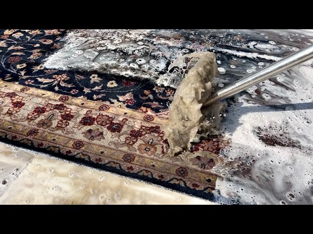 Satisfying scraping compilation of rare Hand Knotted Persian Rugs | asmr