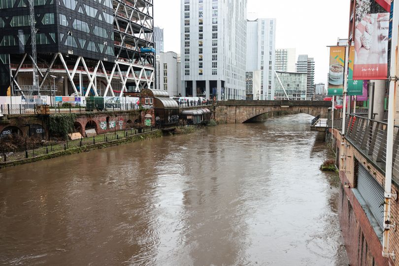 Person rushed to hospital after being rescued from city centre river