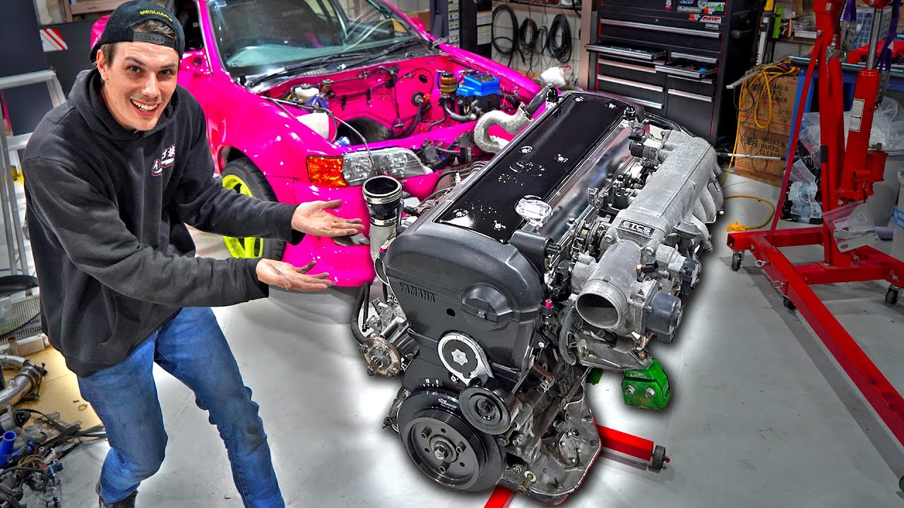 Rebuilding an Engine in 30 Minutes! - 1JZ-GTE Engine Rebuild Speed Run!