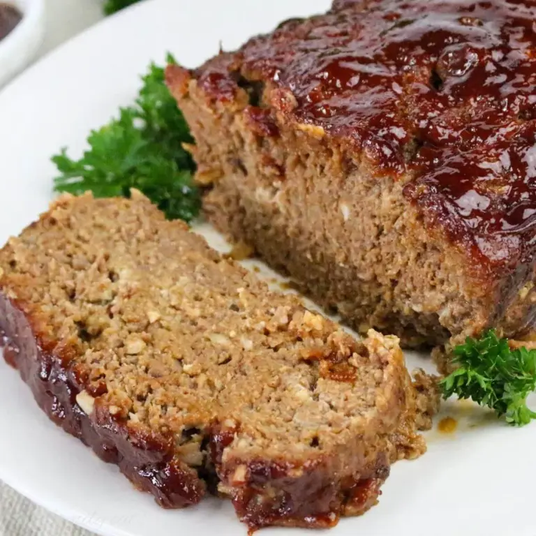 Simple BBQ Meatloaf