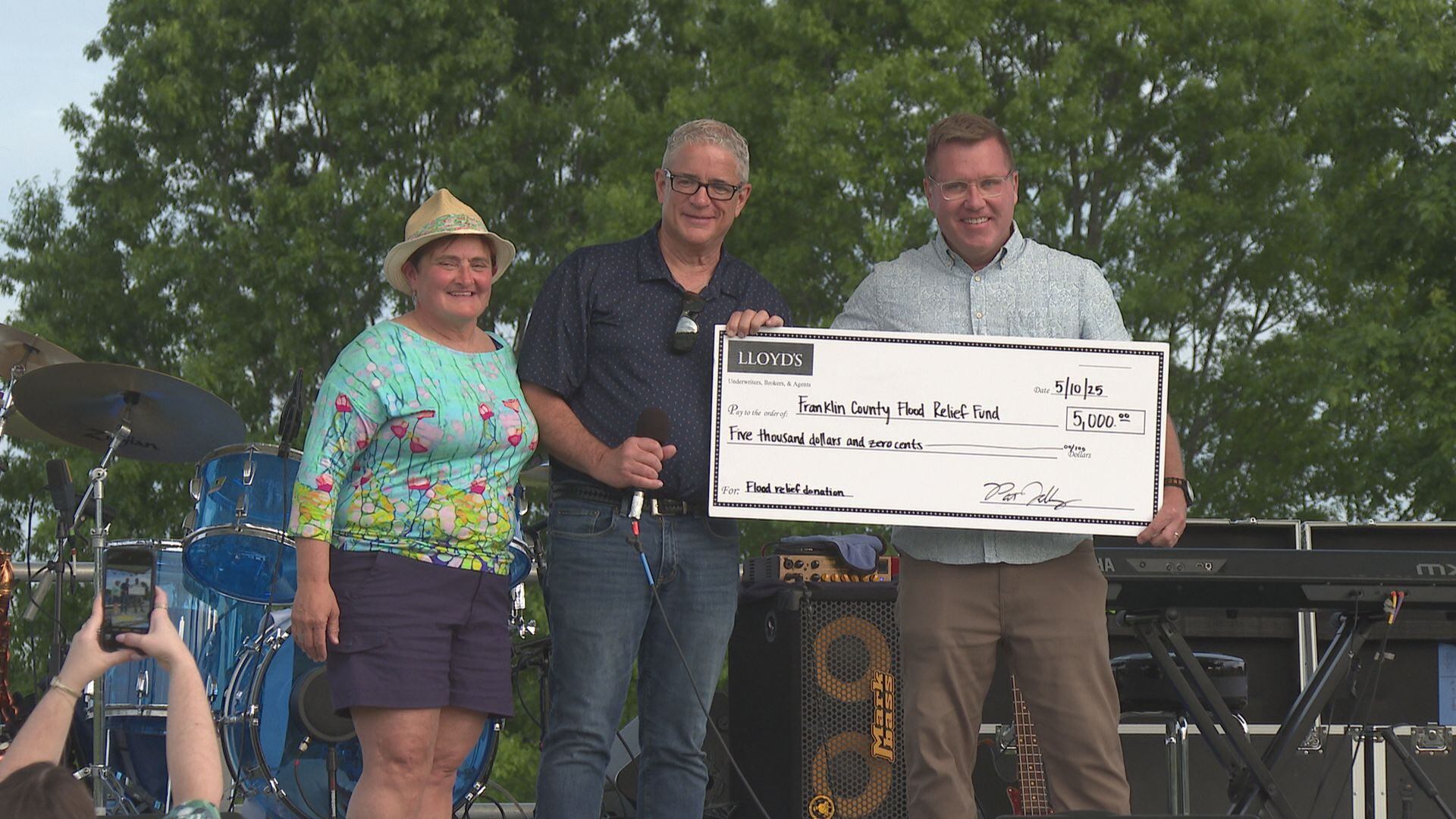 Concert benefits Franklin County flood relief