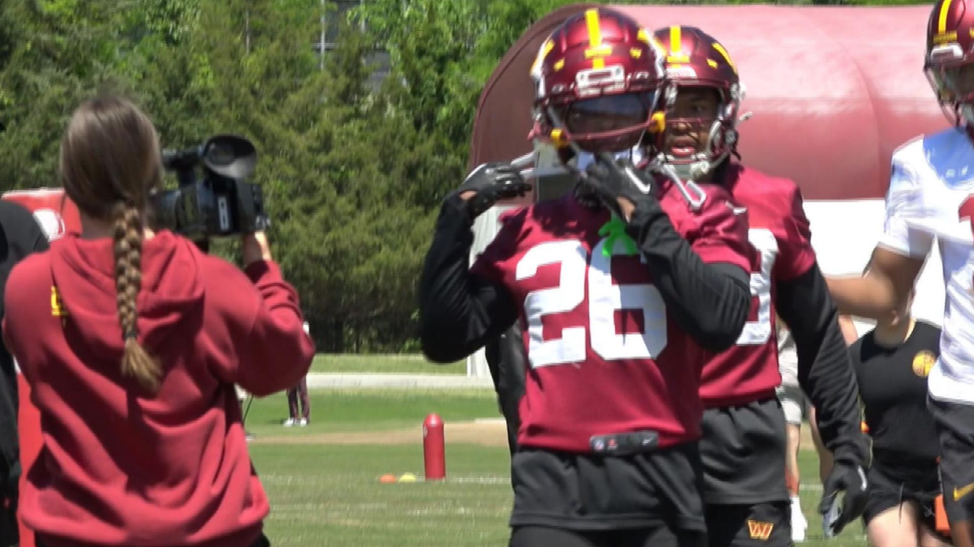 Commanders safety Gabe Taylor