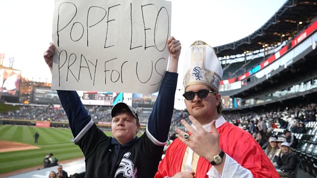 'Pray for us!' White Sox fans celebrate fellow supporter Pope Leo