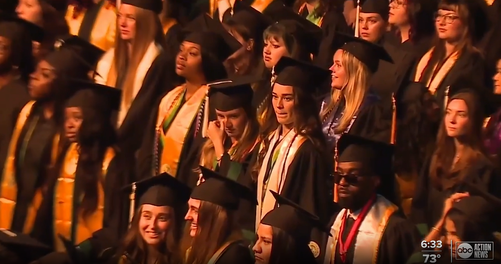 Thousands of USF students graduate, Chief Meteorologist Denis Phillips ...