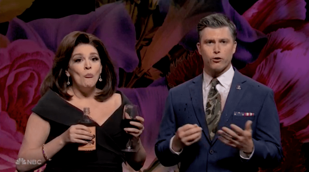 ‘SNL' Cold Open: ‘AA Team' Jeanine Pirro, Pete Hegseth Have One Big, Boozy Reunion