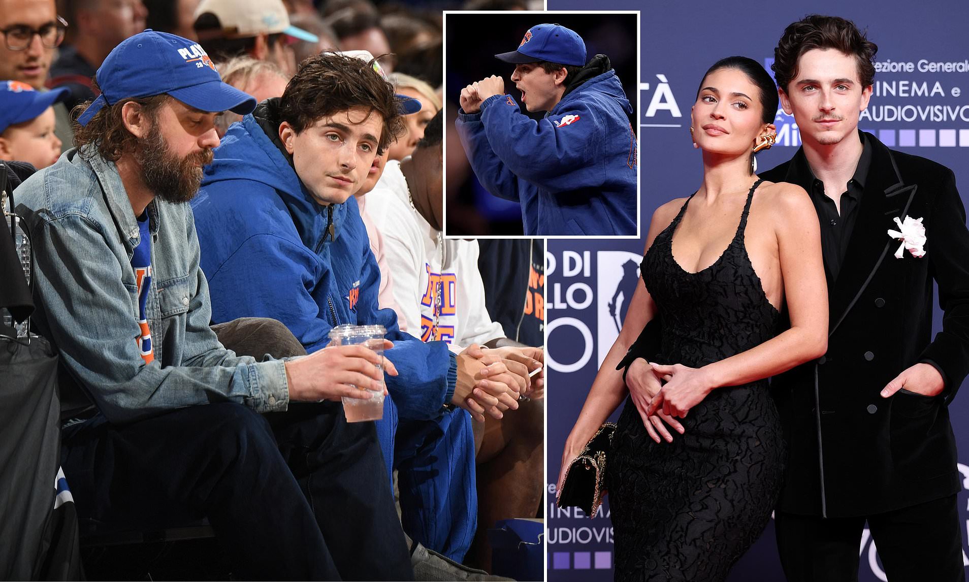 Timothee Chalamet snubs Kylie Jenner again for $27k courtside seats at ...