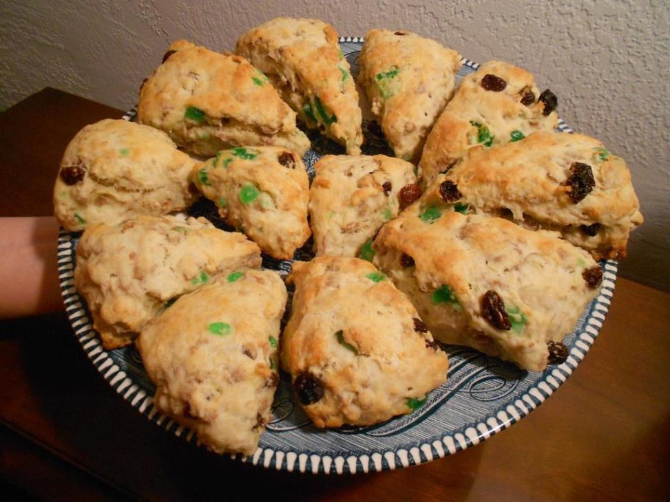 Low Sugar Bran Scones (Easy Recipe) With Cherries and Raisins