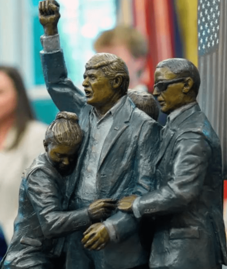 Trump's Larger-Than-Life Trump Statue Previewed