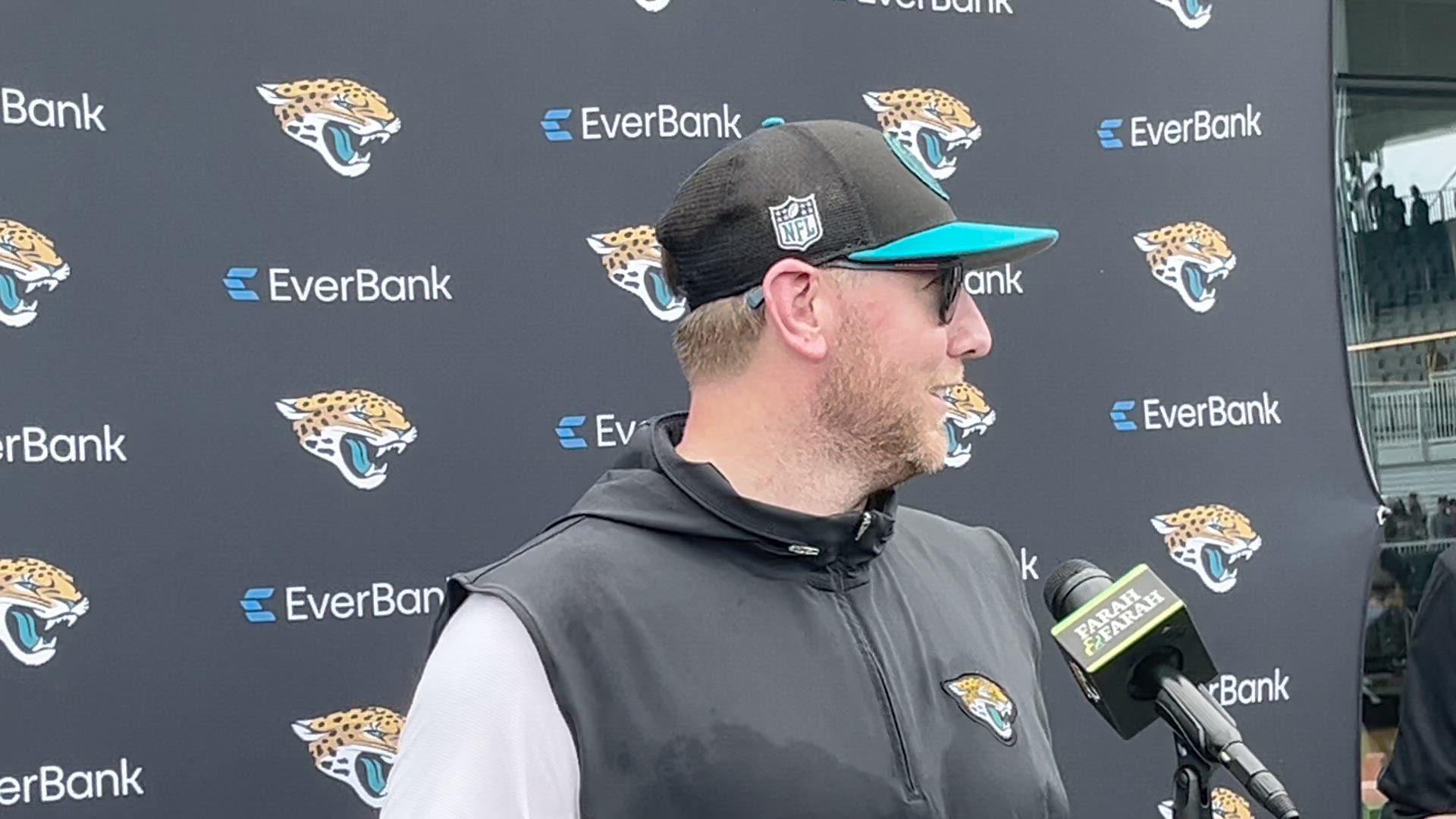 Jaguars' Liam Coen on Travis Hunter at Rookie Minicamp