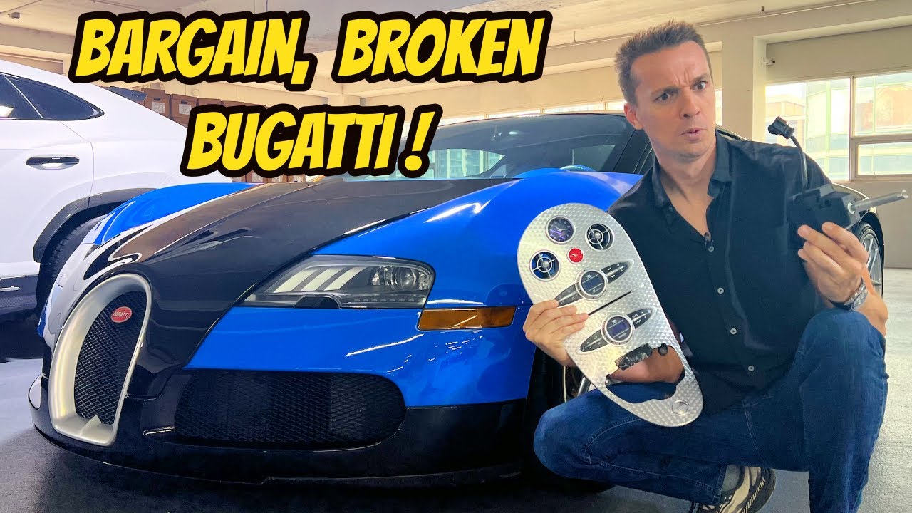 I bought a BROKEN BUGATTI VEYRON!