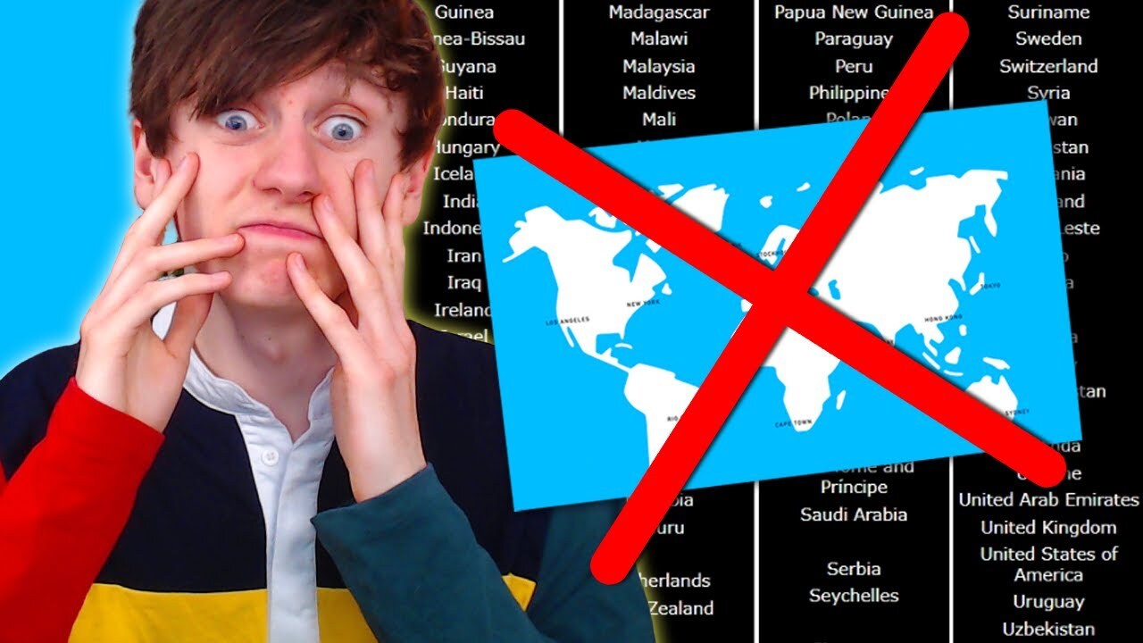 Can I name all 197 countries in the world WITHOUT A MAP?